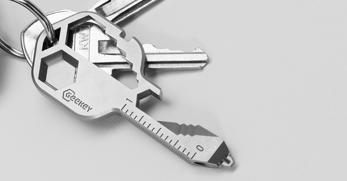 Geekey Multi Tool | Innovative Key-Shaped Everyday Tool – Carve Design
